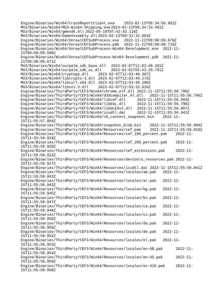 Manifest_NonUFSFiles_Win64 | PDF | Computer File Formats | Utility Software