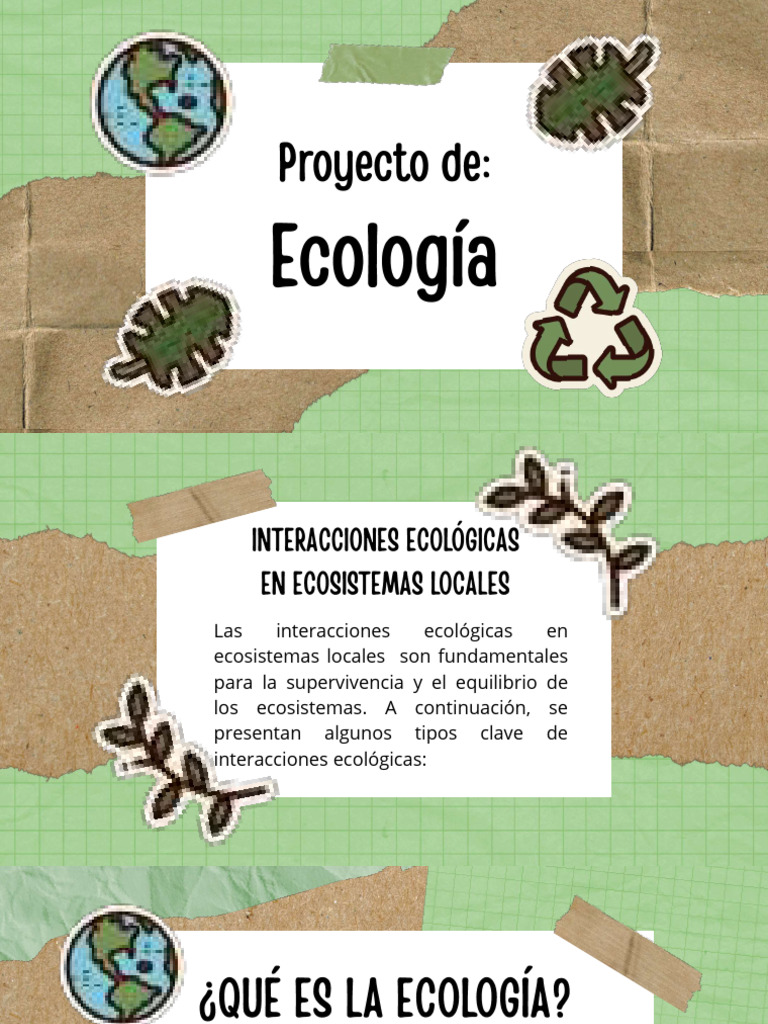 Interacciones Ecológicas en Ecosistemas Locales Entrega 2 | PDF ...
