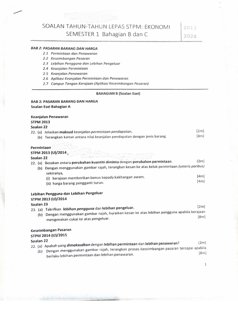 Past Year Eko Bab 2 - 240916 - 192141 | PDF