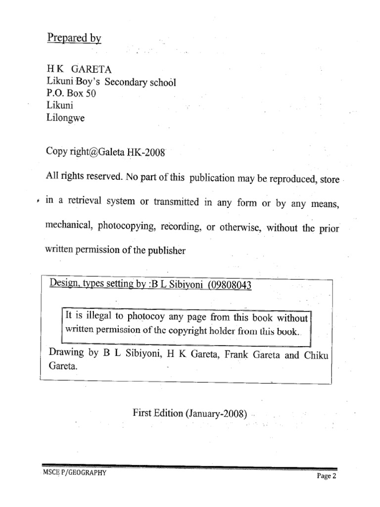 GEOGRAPHY - PHYSICAL GEOGRAPHY - Gareta | PDF