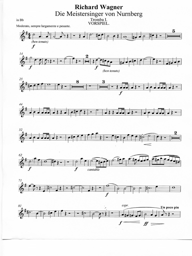 Wagner BB Trumpet 1,2,3 3 | PDF