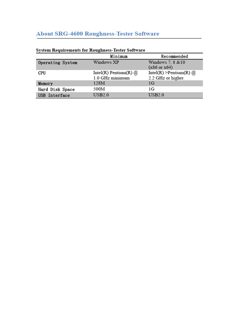 SRG-4600 Software Instructions | PDF | Microsoft Windows | Computer File