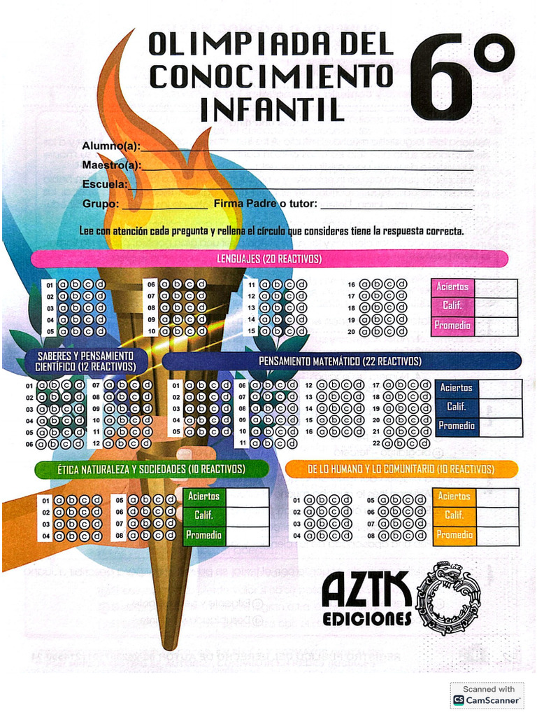 OLIMPIADA 23-24 6o | PDF