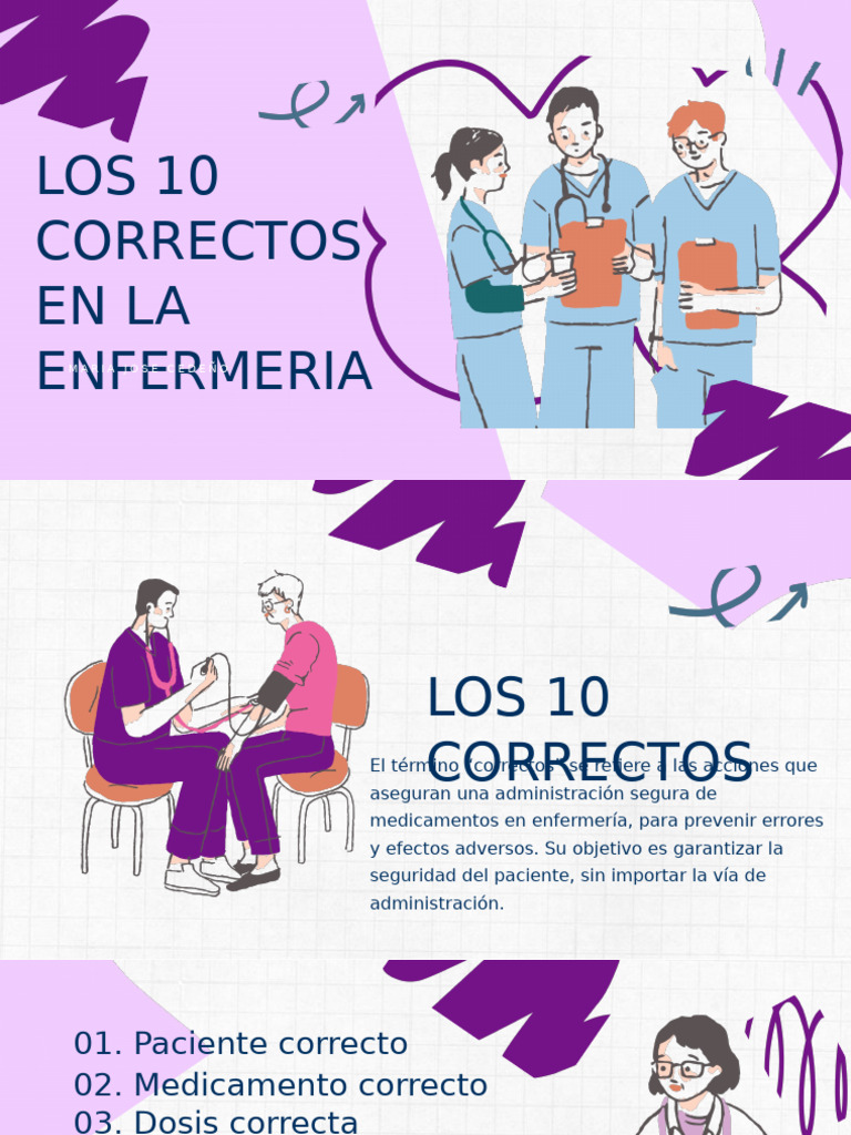 10 Correctos en la Administración de Medicamentos | PDF | Medicamentos ...