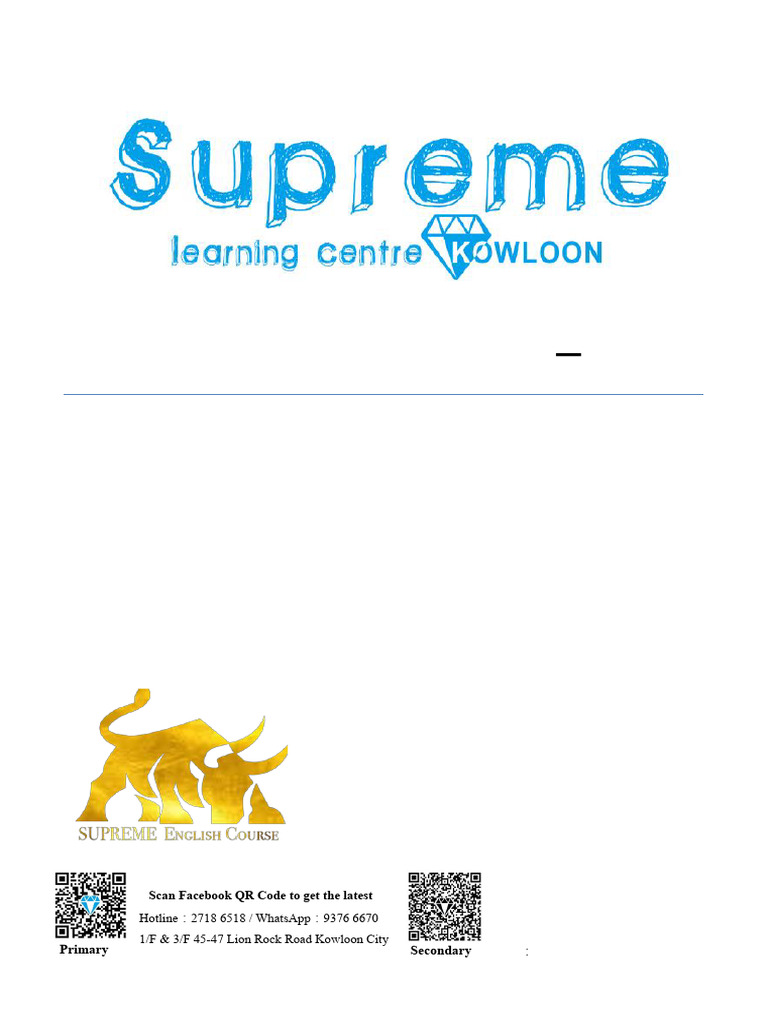 P4 Eng Consolidation Exercise | PDF