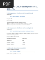 Modelo B - IVA - REGIME DE TRIBUTAÇÃO SIMPLIFICADO | PDF | Imposto ...