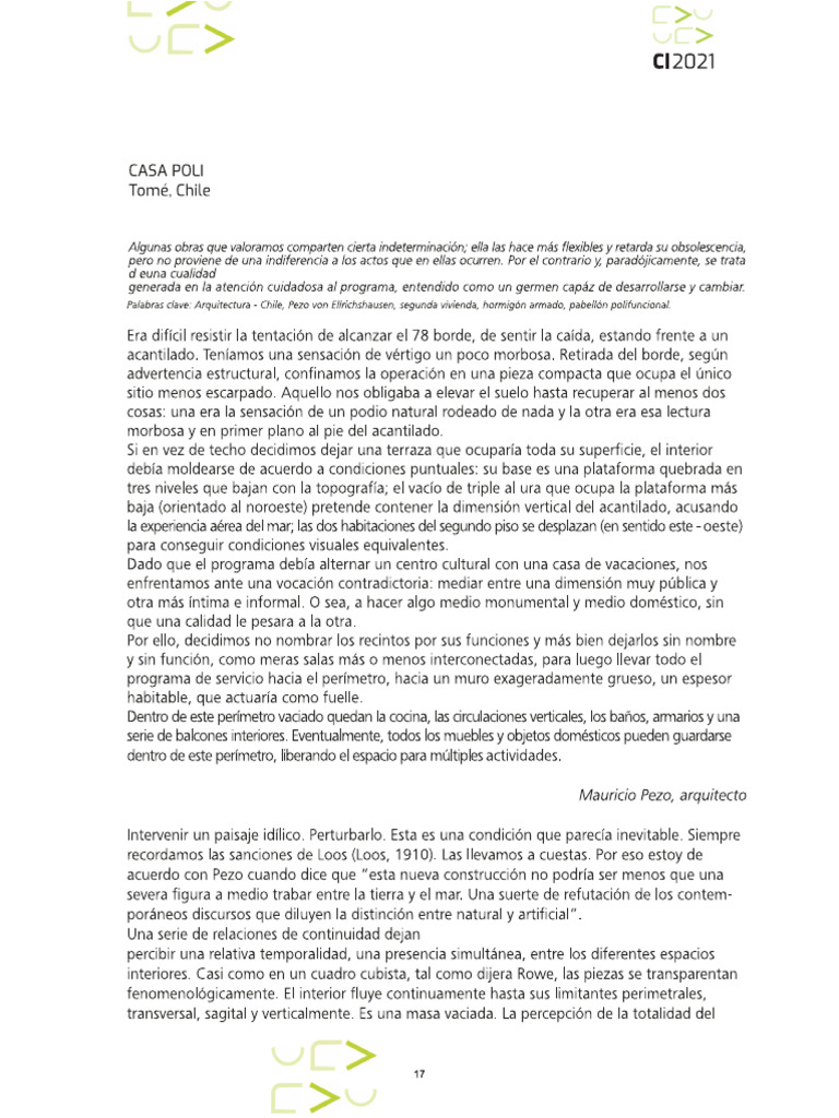 Casa Poli | PDF