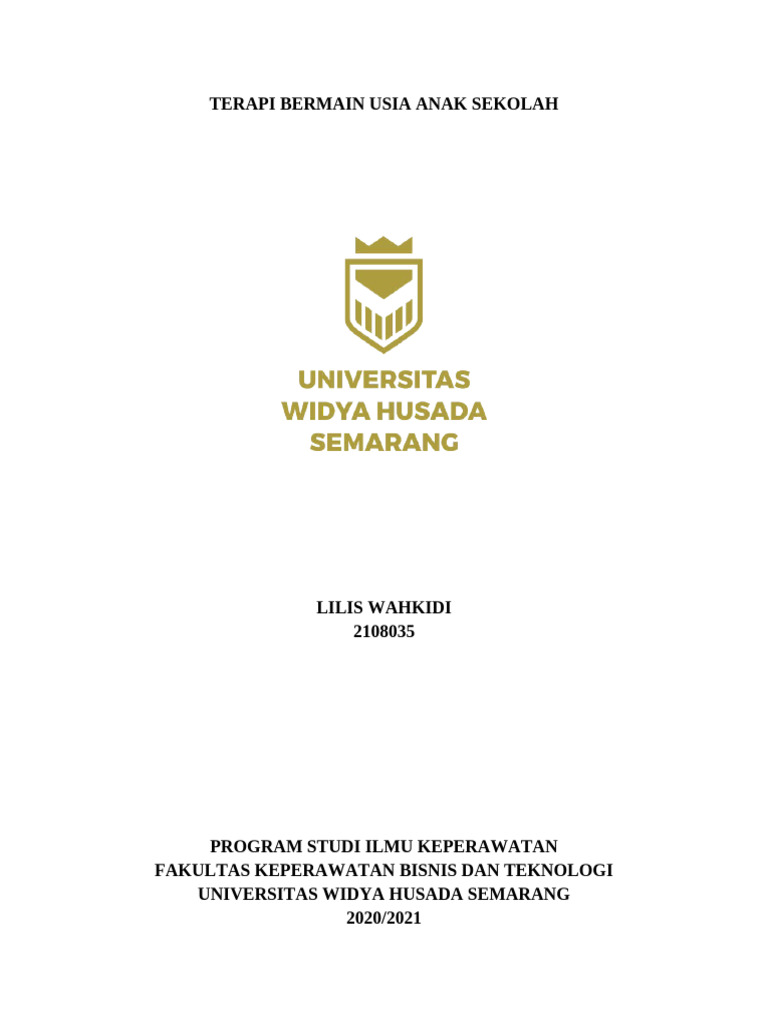 Sap Terapi Bermain | PDF