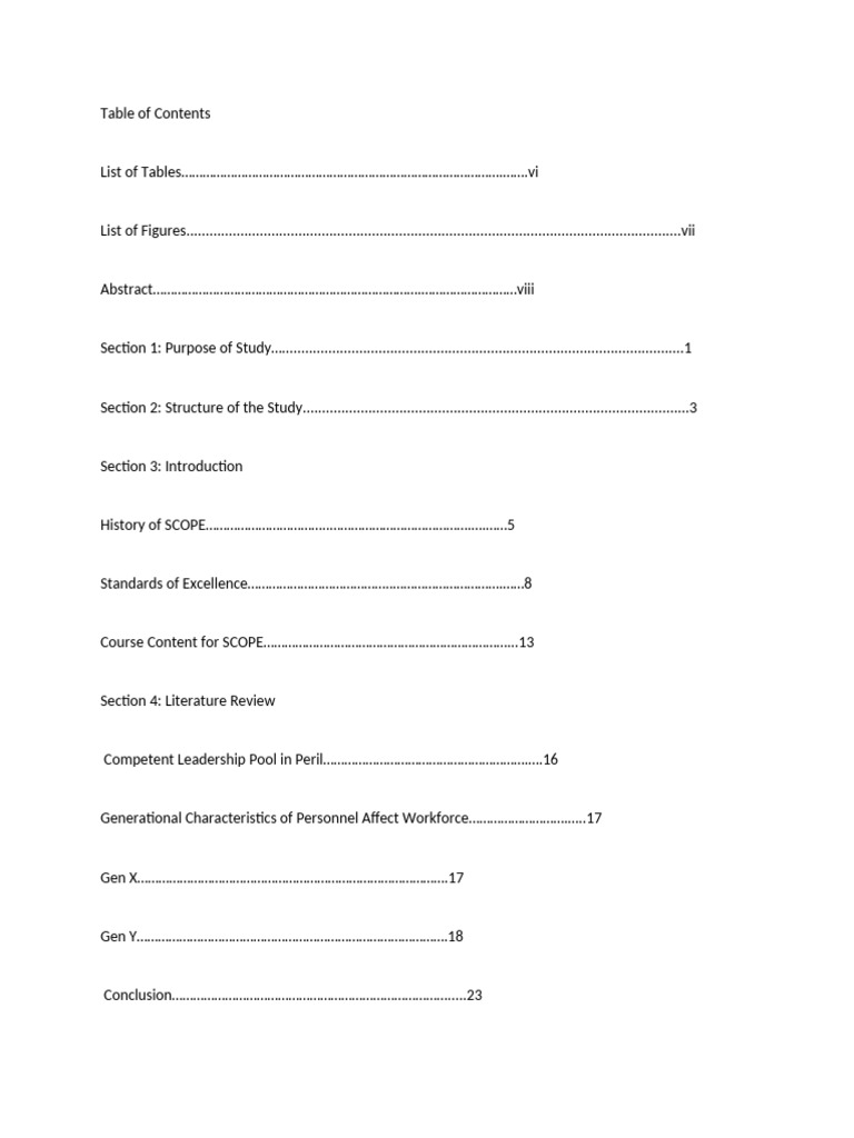 Table of Conten-WPS Office | PDF