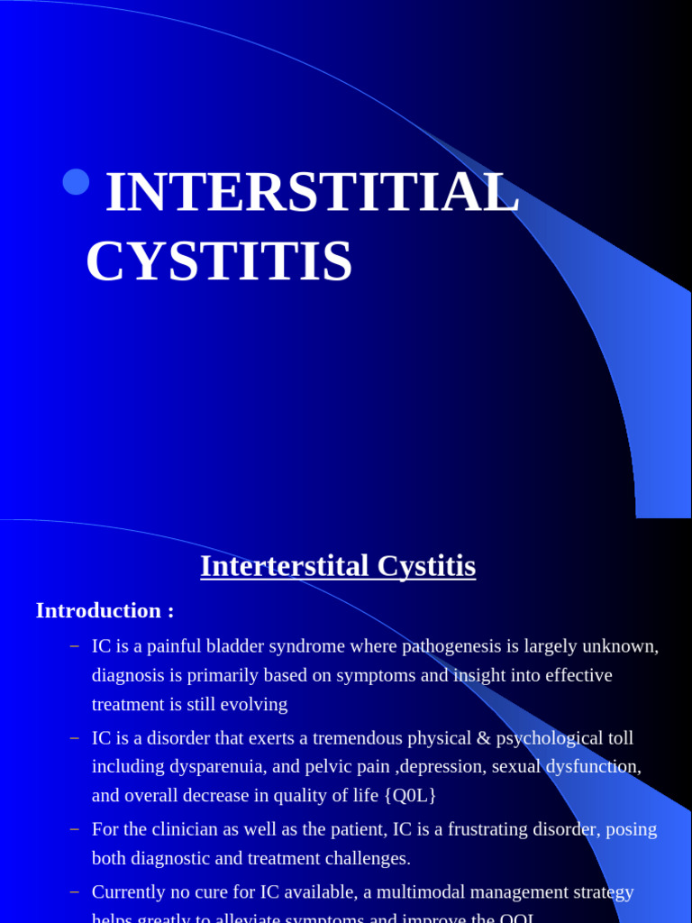 Apollo Interstitial Cystitis | PDF | Medical Diagnosis | Medical Specialties