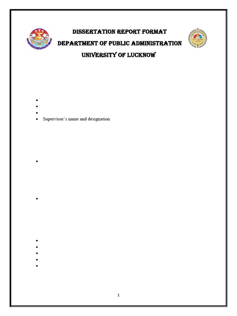 Dissertation Report Format | PDF | Theory | Sampling (Statistics)