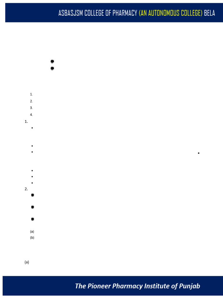 Brainkart - Pharmacy Practice - Notes Unit 2.bin - Removed | PDF ...