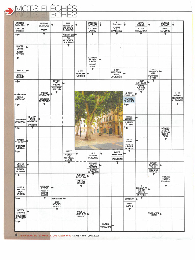 Mots Fléchés Jeu 01 - À Fusionner | PDF