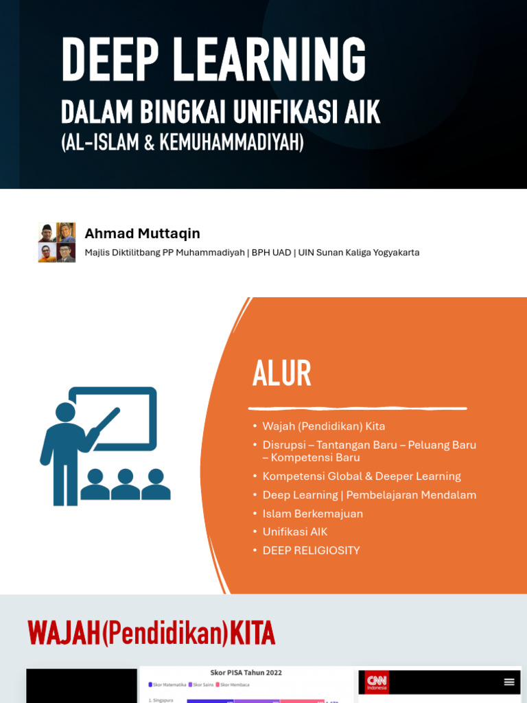Muttaqin - Deep Learning Dalam Bingkai Unifikasi AIK | PDF