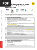 Invigilator Checklist for Exams | PDF | Computing