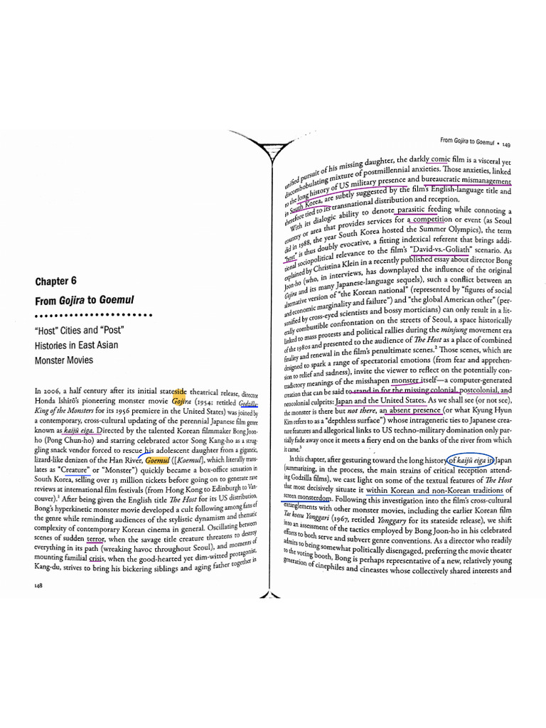 Chung Diffrient Chapter 6 Gojira To Goemul | PDF