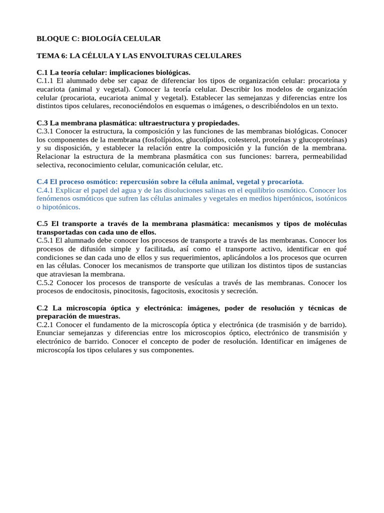 Teoría Celular y Tipos de Células | PDF | Membrana celular | Biología ...