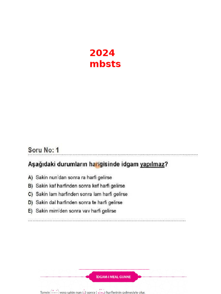 2024 Msts | PDF
