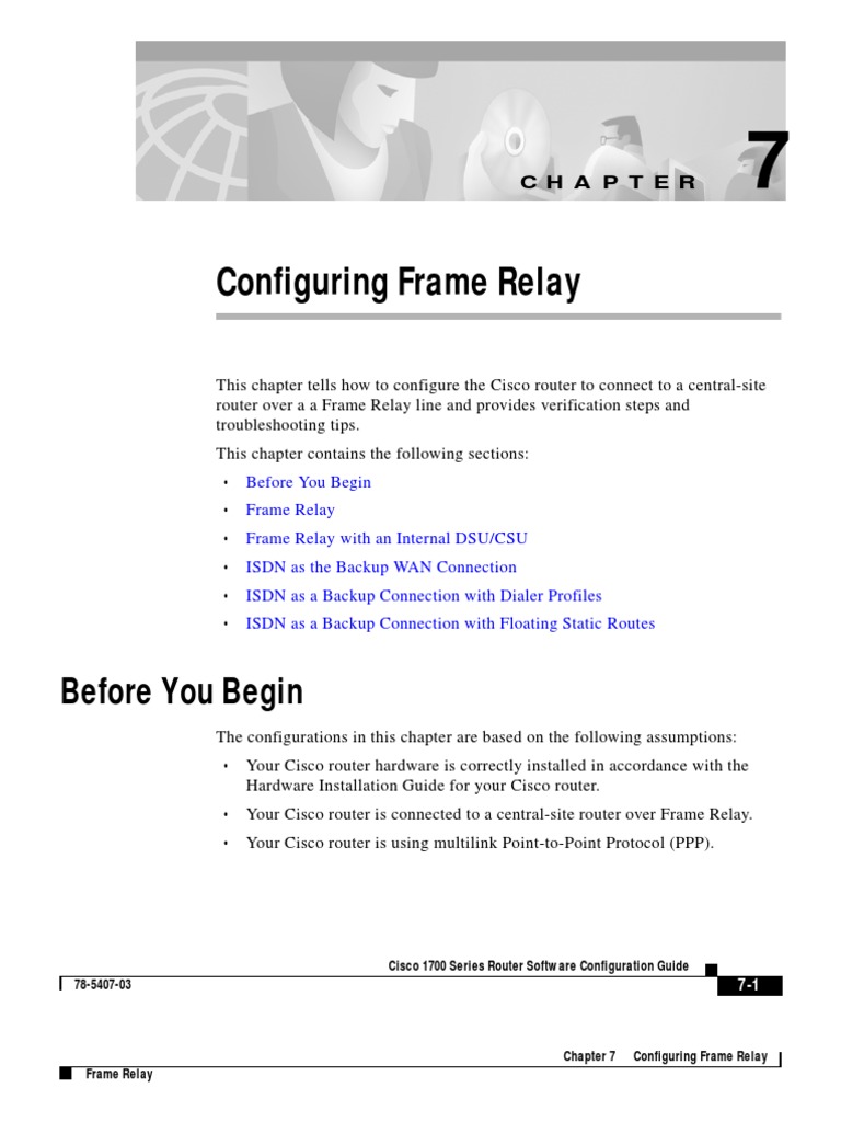 Configuring Frame Relay Cisco Routers | Download Free PDF | Router (Computing) | Ip Address