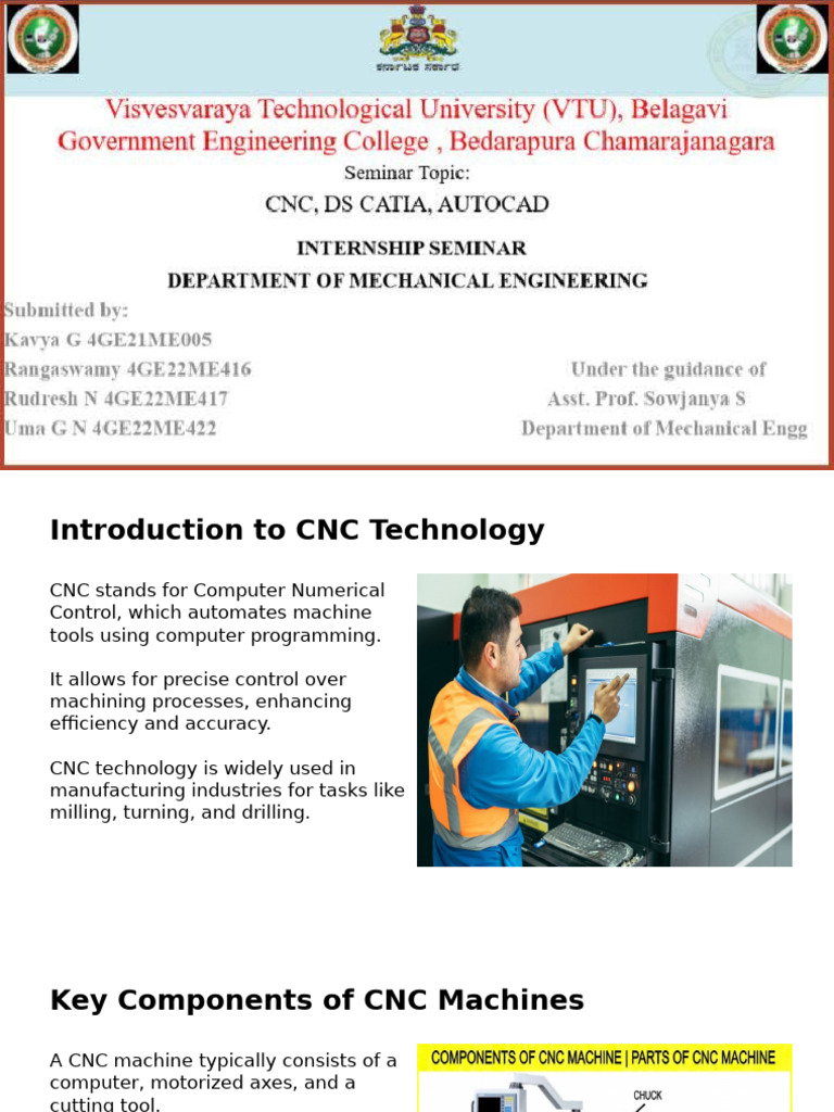 CNC, DS Catia, AutoCAD PPT 2 | PDF | Numerical Control | Auto Cad