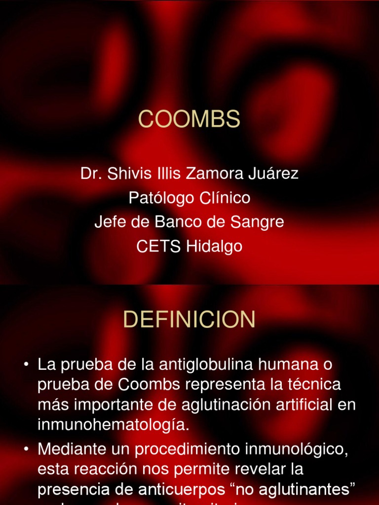COOMBS | PDF | Anticuerpo | Anticuerpo Monoclonal