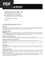 Bactrim Suspensión Oral - Ficha Técnica | PDF | Medicina CLINICA ...