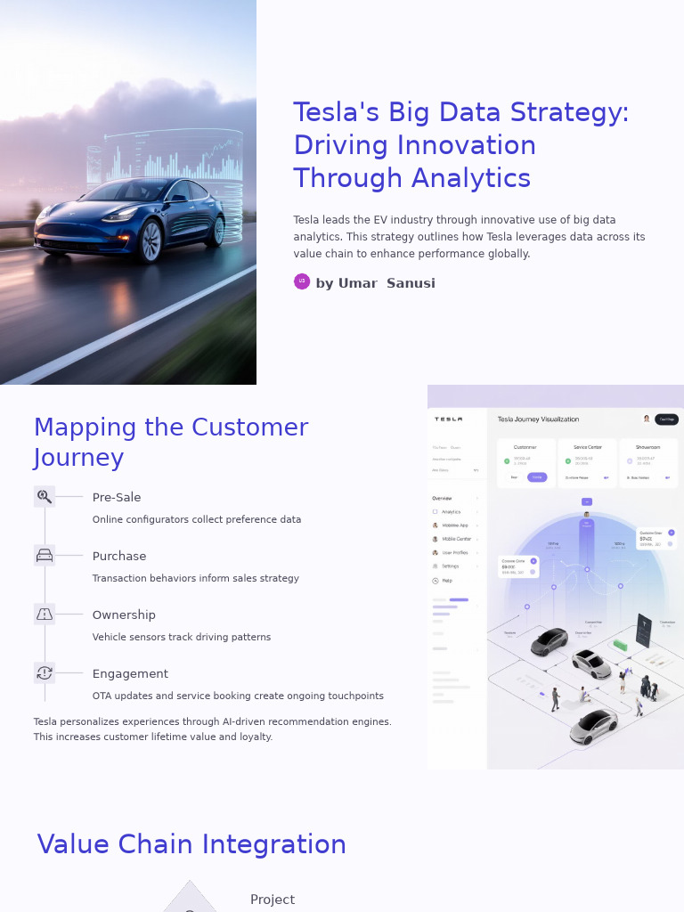 Tesla's Big Data for Innovation Growth | PDF | Analytics | Artificial ...