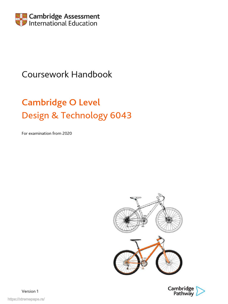 6043 Coursework Handbook (For Examination From 2020) | PDF | Computer ...