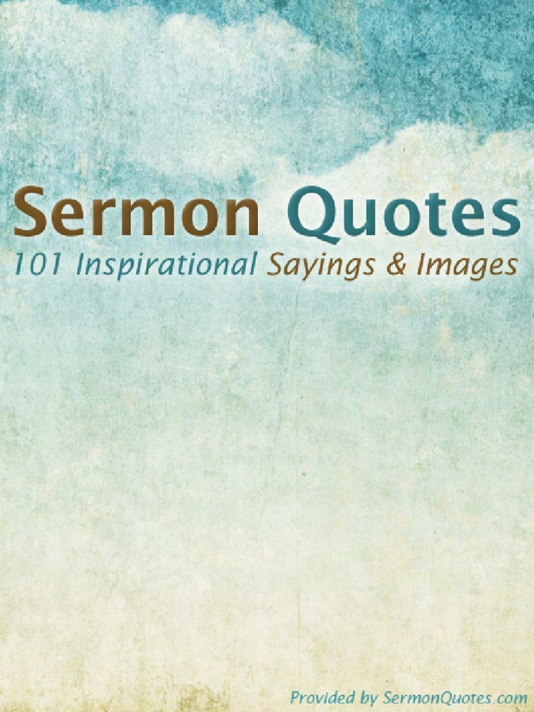 Sermon Quotes | PDF