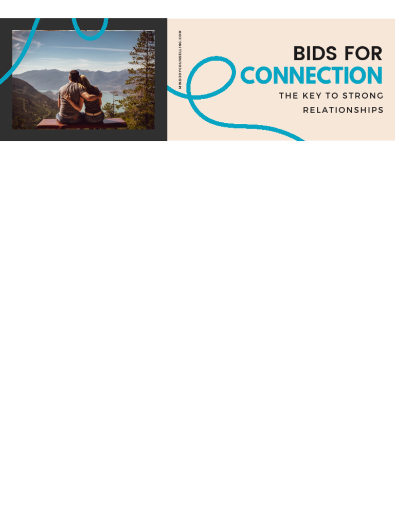Understanding Bids for Connection | PDF | Nonverbal Communication ...