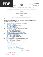 2025 CSEC French Paper 03 | PDF