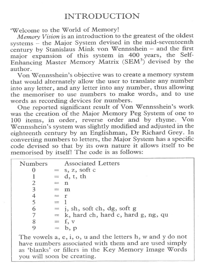 Memory Vision Book | PDF