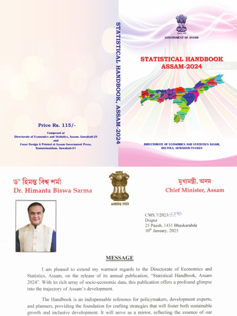 Statistical Handbook Assam 2024 0 | PDF | Litre