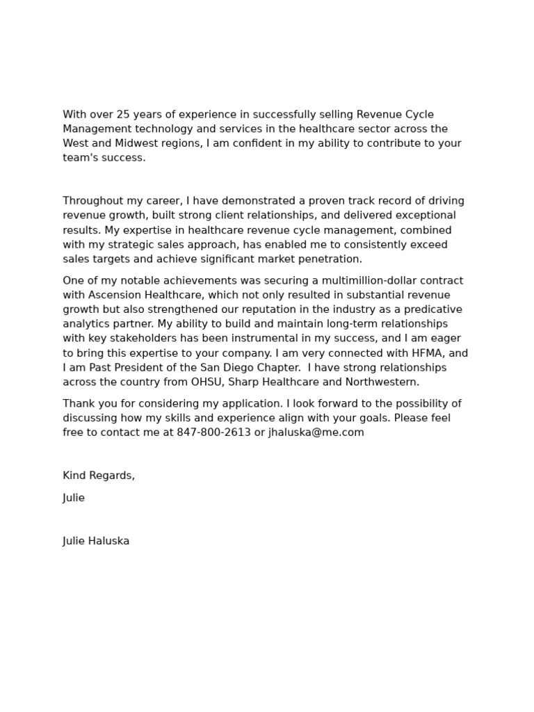 Haluska Cover Letter March 2025 | PDF