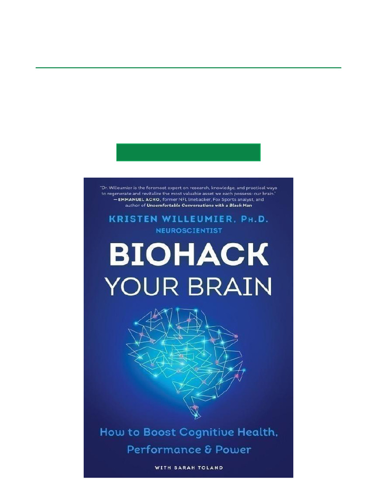 Grab Now Biohack Your Brain How To Boost Cognitive Health, Performance ...