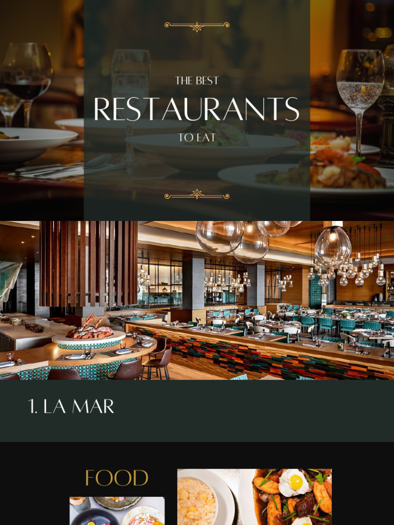 The Best Restaurants To Eat | PDF