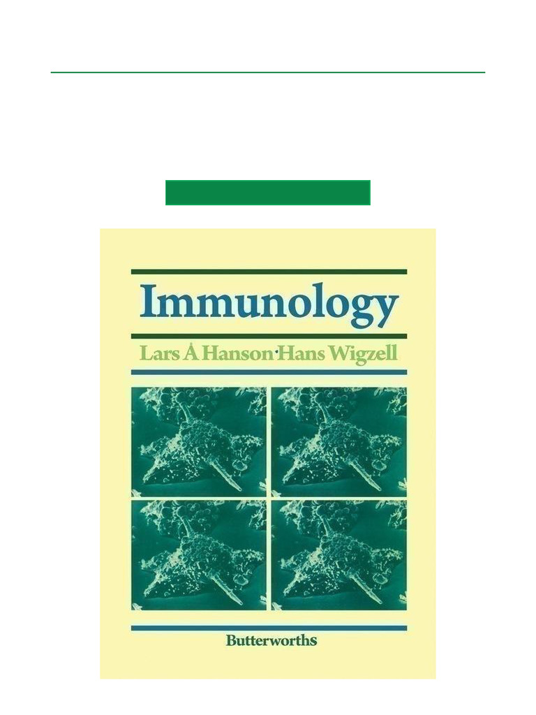 Free Download Immunology PDF DOCX DOWNLOAD | PDF