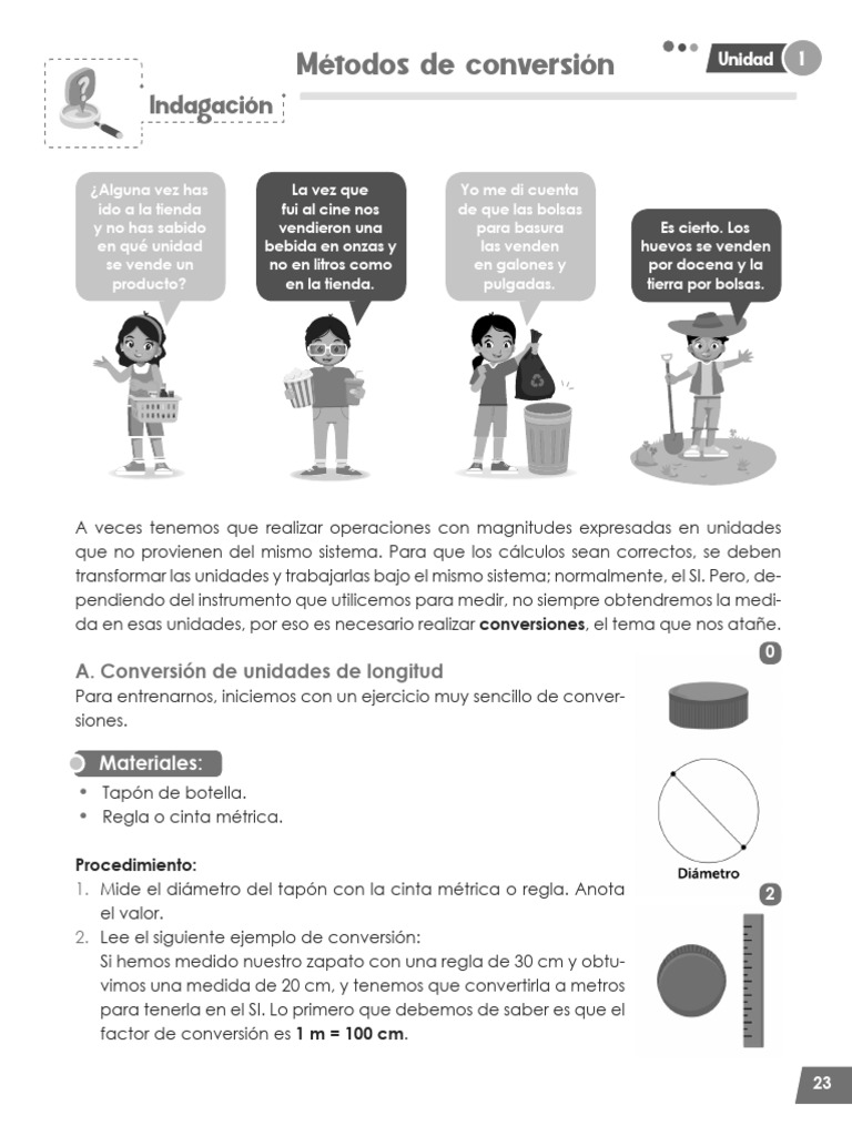 Métodos de Conversión de Unidades | PDF | Fahrenheit | Celsius