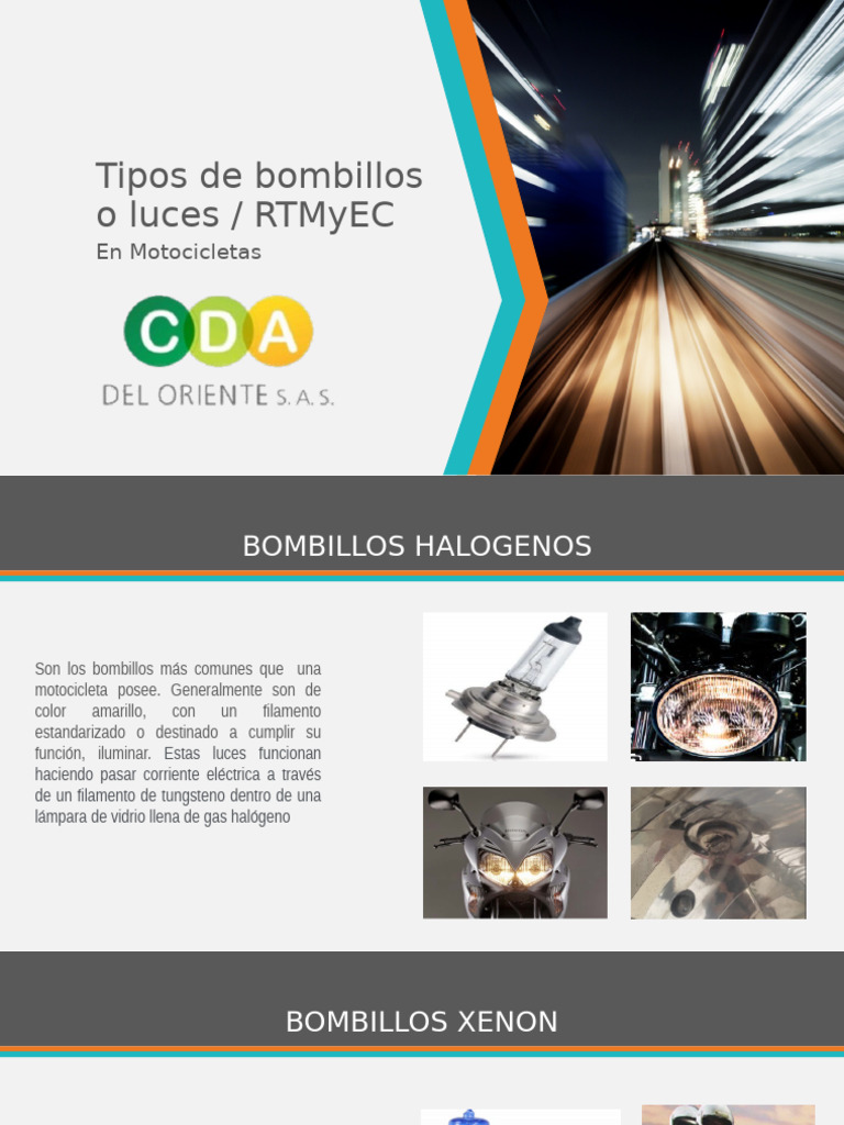 Tipos de Bombillos RTMyEC | PDF