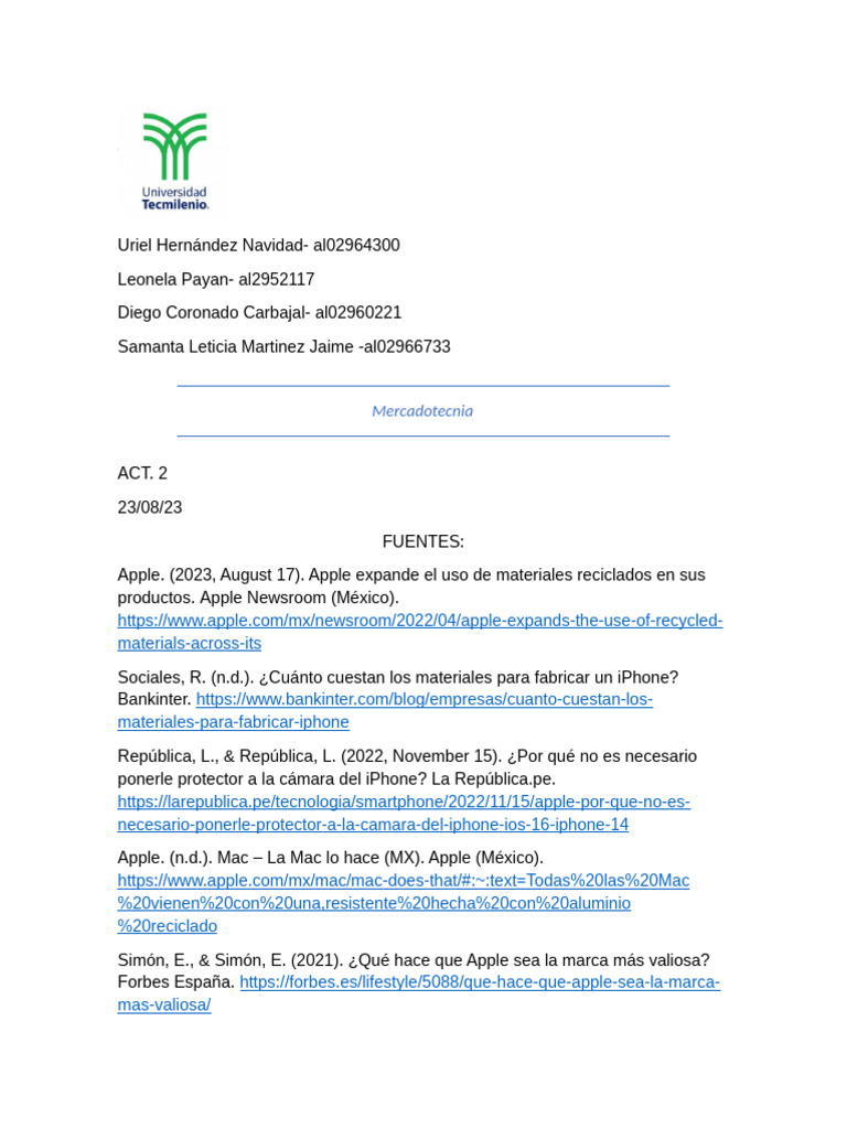 Analisis | PDF | Apple Inc. | Marca