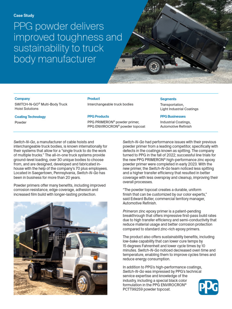 Case Study_Switch-N-Go_v3 06-14-24 | PDF | Coating | Epoxy