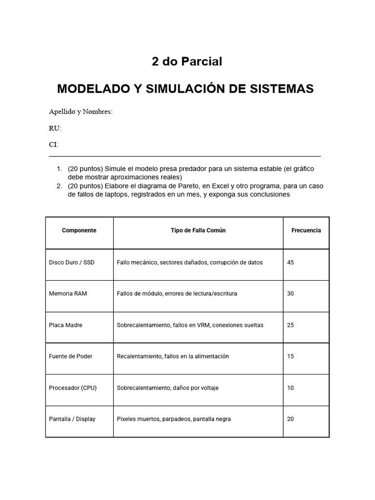 2do Parcial (1) | PDF | Servidor (Computación) | Hardware de la computadora