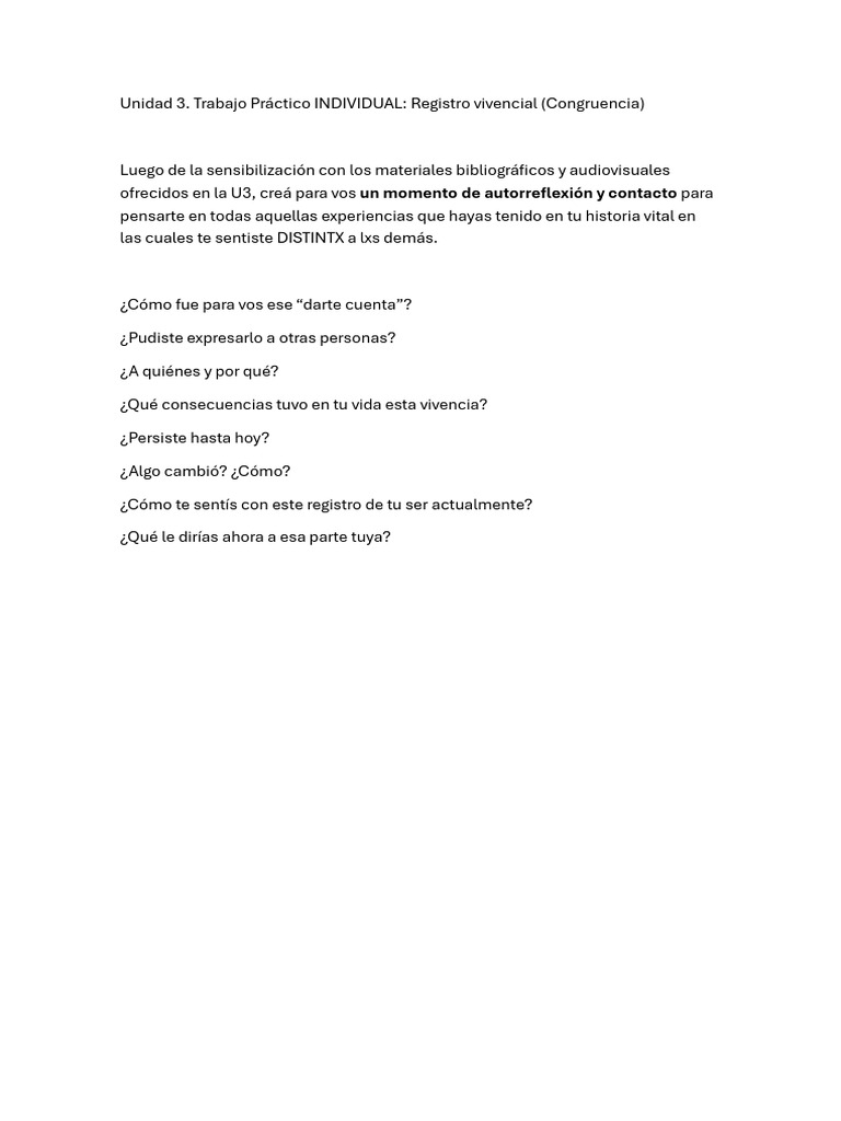 U 3 Trabajo Pr-Ctico Individual | PDF