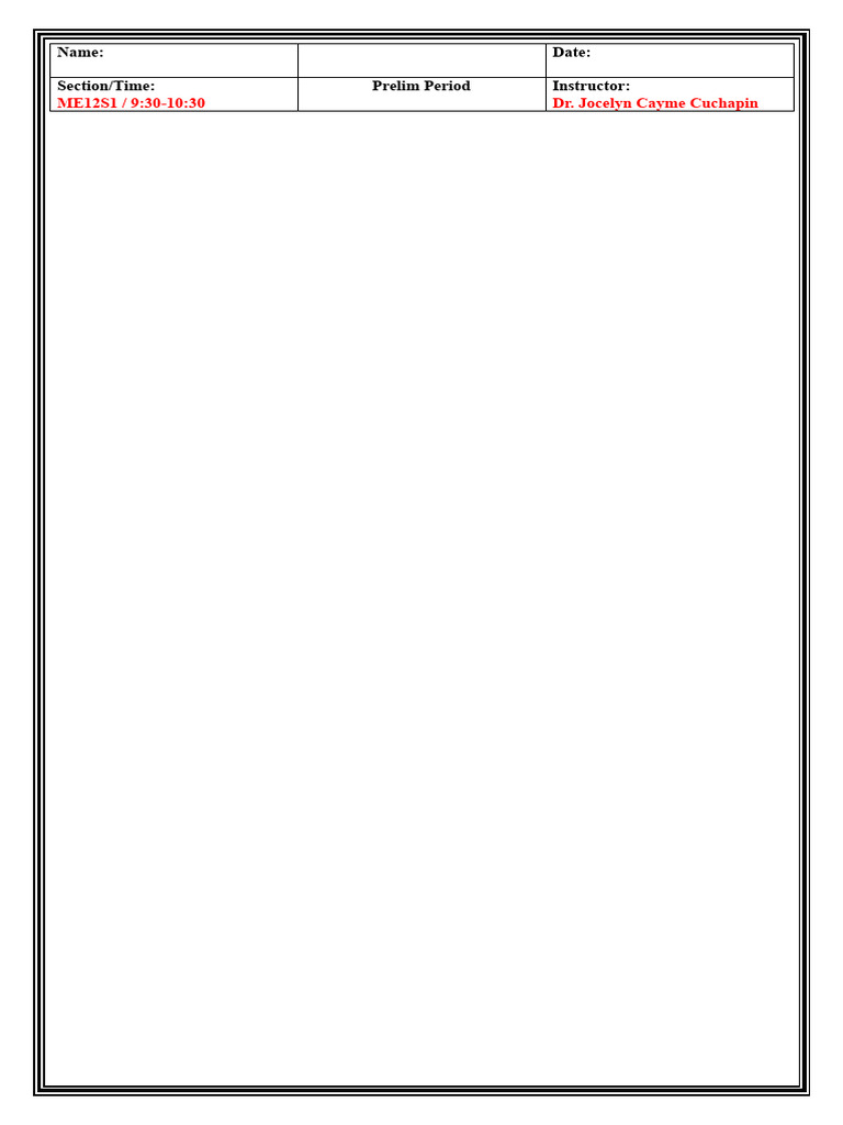 Rizal Template Paper LONG | PDF