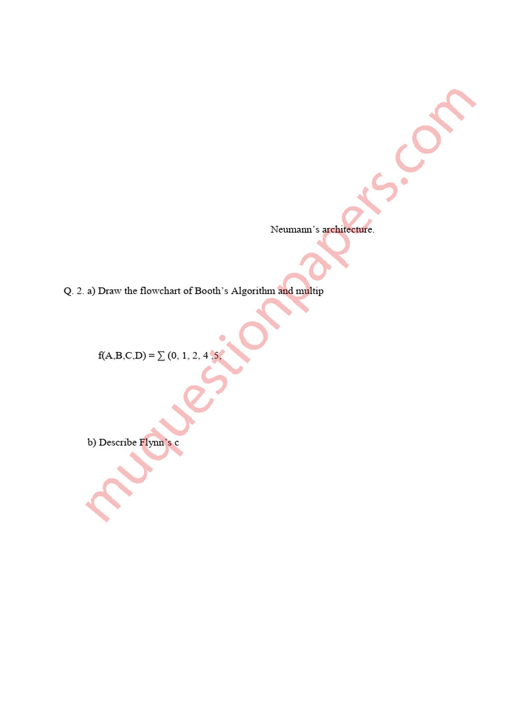 Coa Papers | PDF | Computer Architecture | Computer Programming