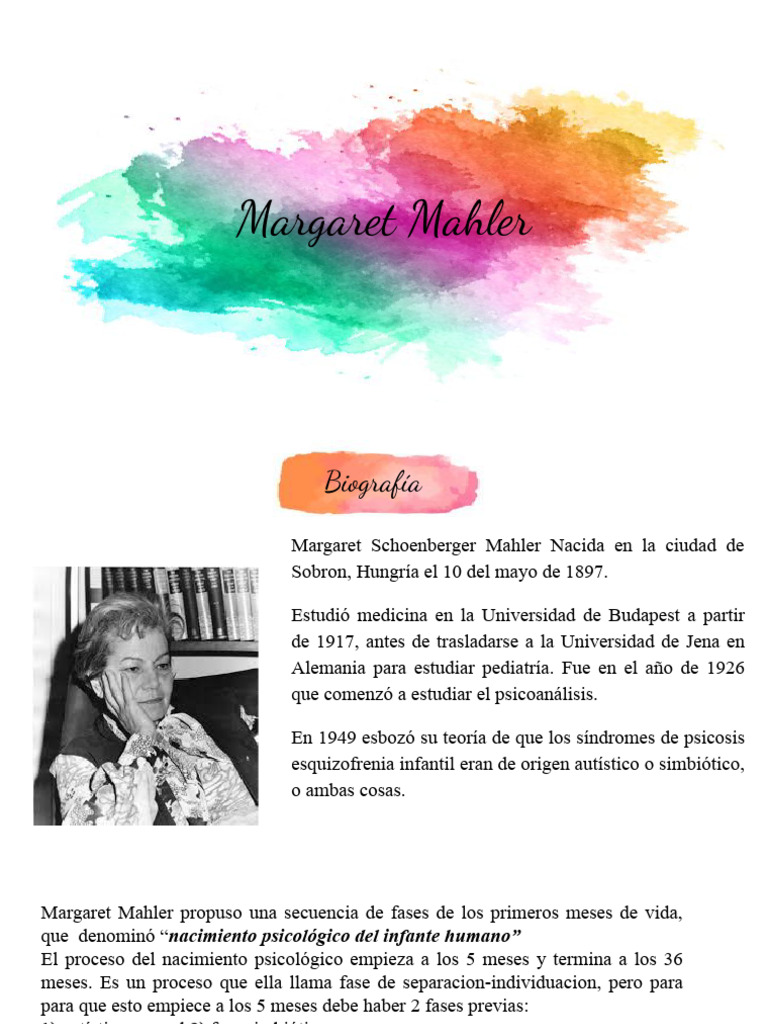 Margaret Mahler | PDF | Amor | Sicología