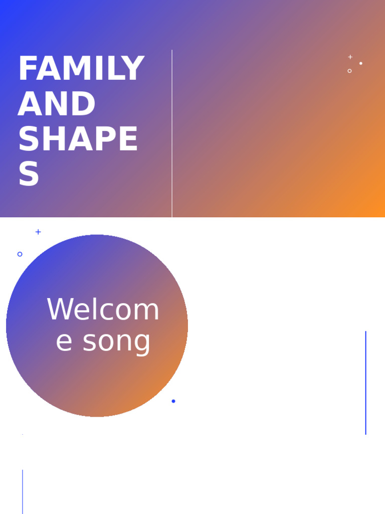 Family and Shapes | PDF