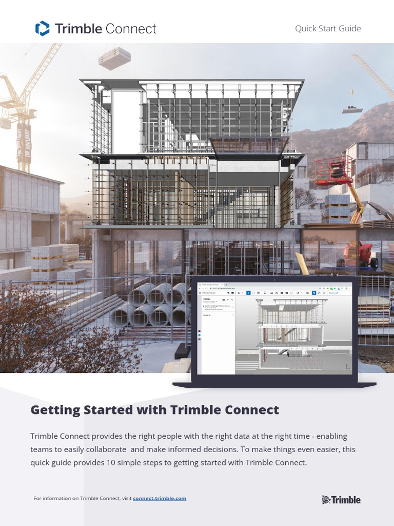 Trimble Connect Quick Start Guide - 2022 | PDF | Computer File | Software