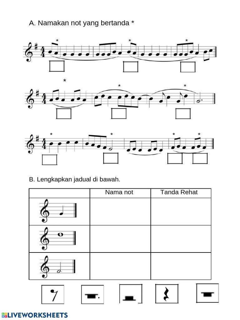 Latihan Not Bertanda | PDF