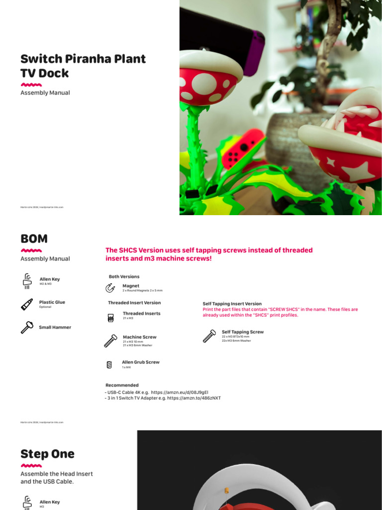 Asembly Manual Piranha Plant v2 - 5-1 | PDF | Screw | Metalworking